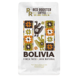 Red Rooster Coffee - Bolivia Finca Tacu Java Natural - 12 oz.